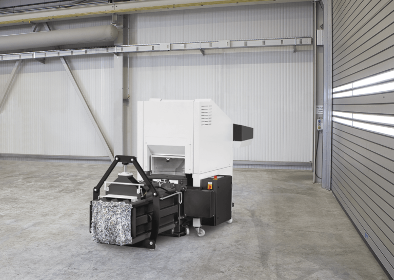 Combined Paper Shredding and baling.